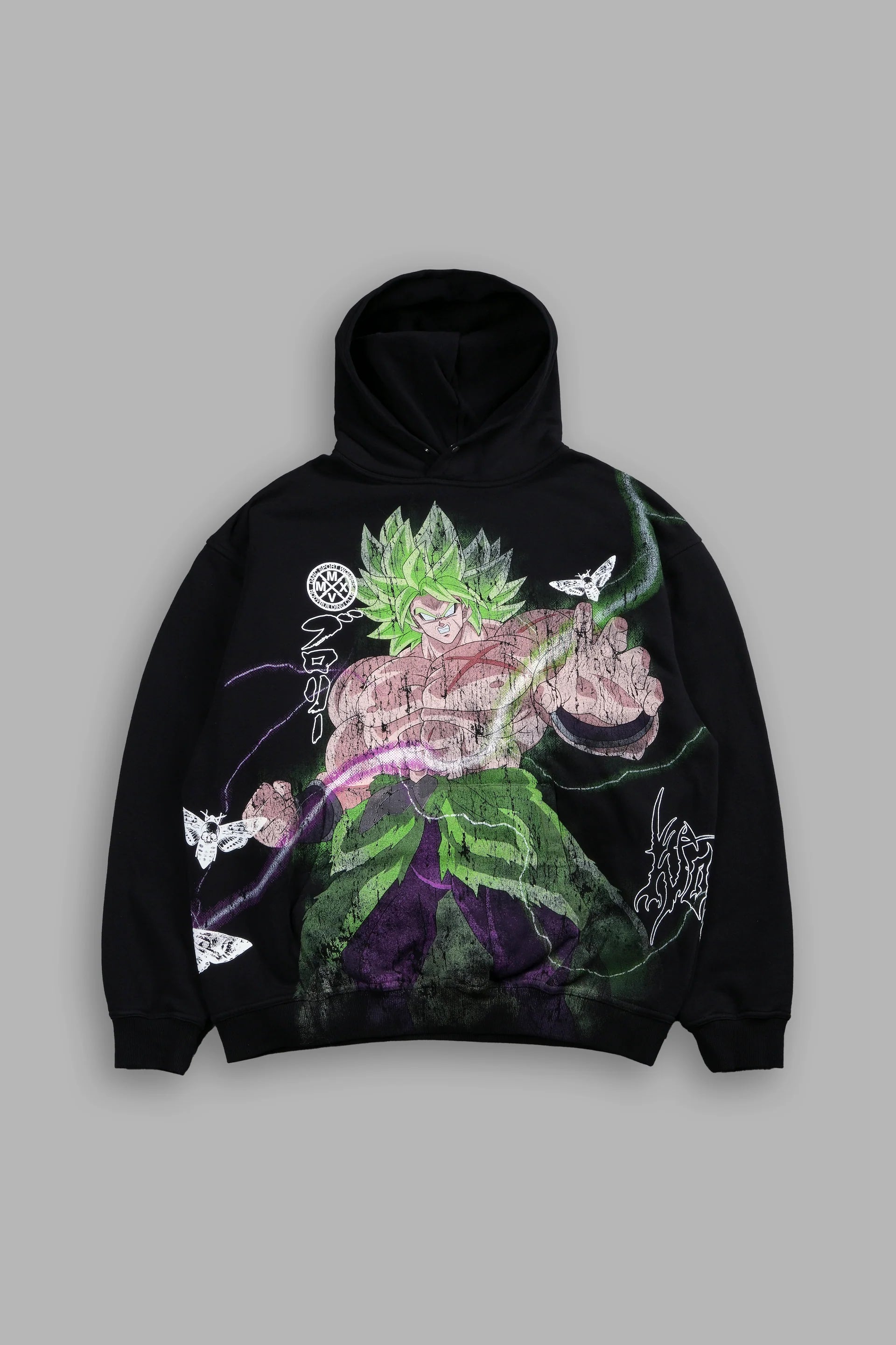 Legendary Super Saiyan Broly "Side-By-Side" Pierce Hoodie in Black ...